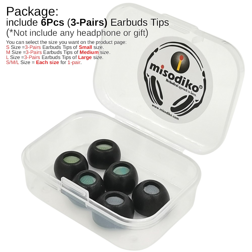 misodiko Upgraded Oval Memory Foam Eartips Replacement for Samsung ...