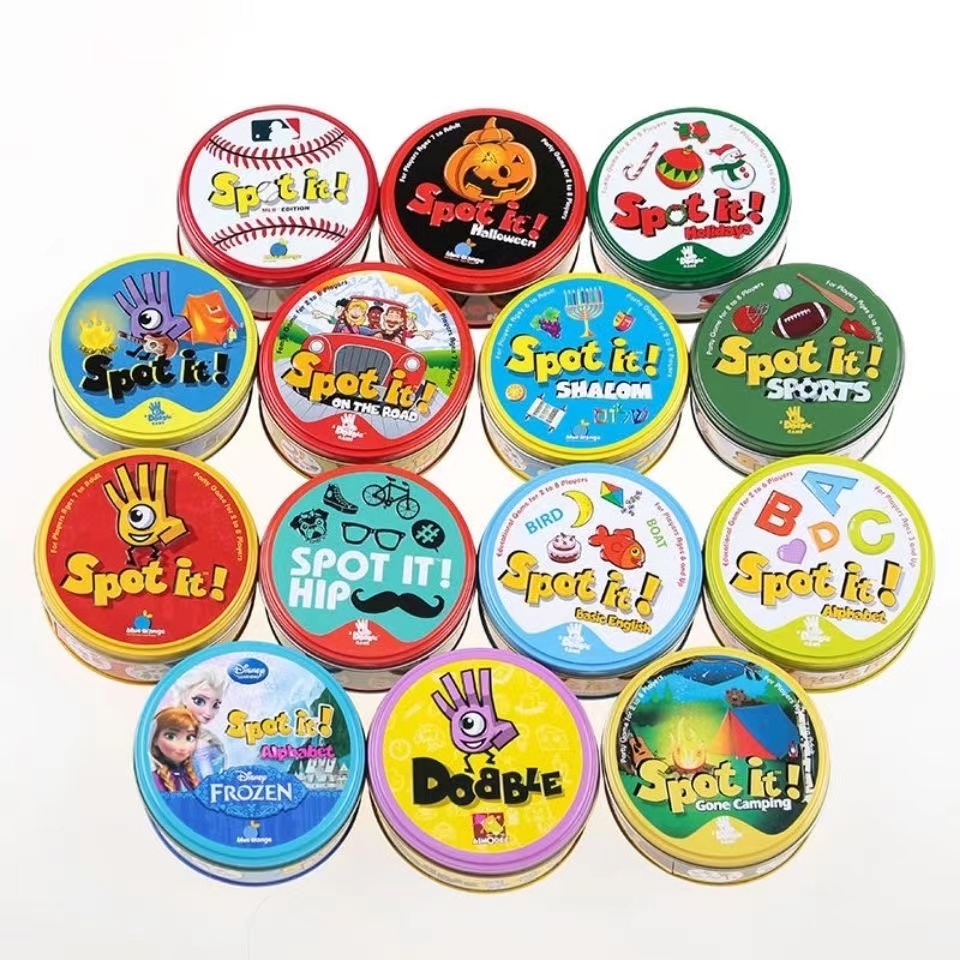 Dobble Card Game Spot It Potte เกมกระดาน 2 ถึง 8 ผู้เล่น สําหรับ ...