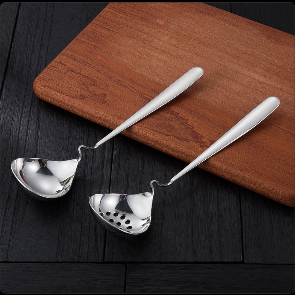 REBUY Multifunction Serving Spoon Fondue Tableware Soup Ladle Long ...