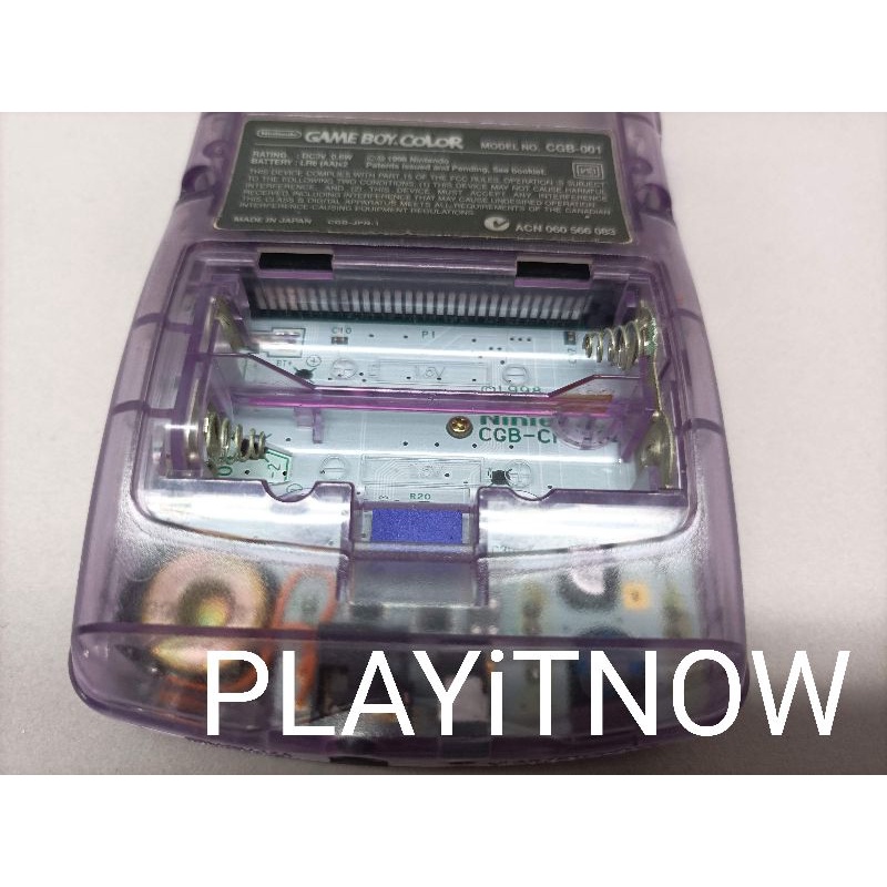 (ส่งฟรี) GAMEBOY color original all สีม่วงใส ใช้งานดีมาก เกมบอยคัลเลอร์ ...