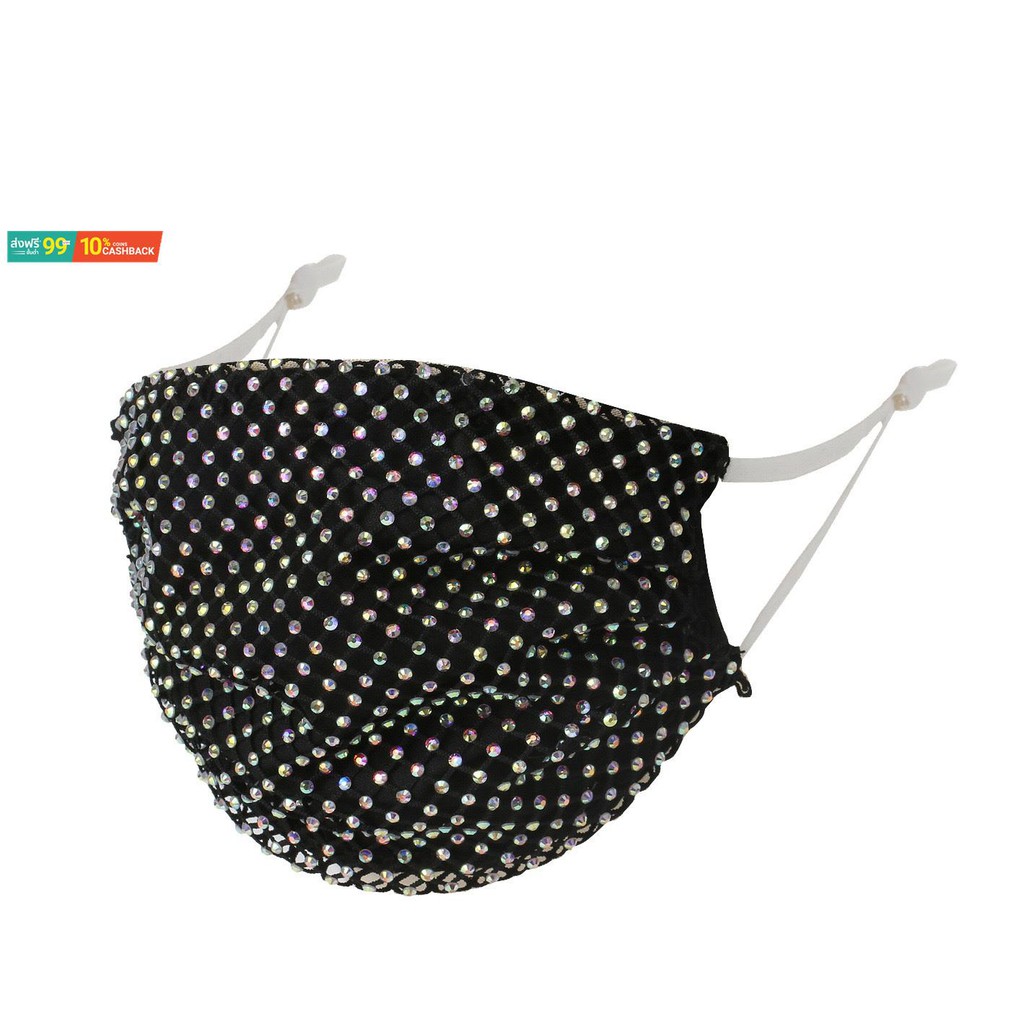 หน้ากาก N95เกาหลี cross-border flash diamond rhinestone masks fashion ...