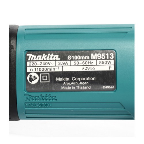 MAKITA M9513B เครื่องเจียร์ 4 นิ้ว 850W (TH) รับประกัน 6 เดือน ...