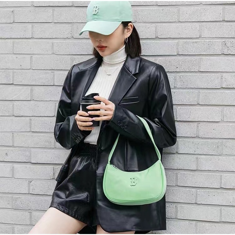 กระเป๋า MLB แท้ กระเป๋าถือ handbag shoulder bag NY UNISEX CURVED CAPNY ...