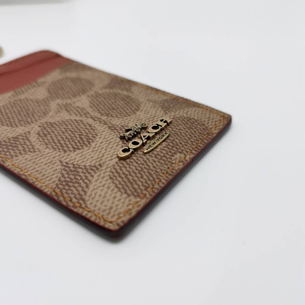 COACH Metal logo Card holder ID lanyard Classic Style Iahc - jstld34goa ...