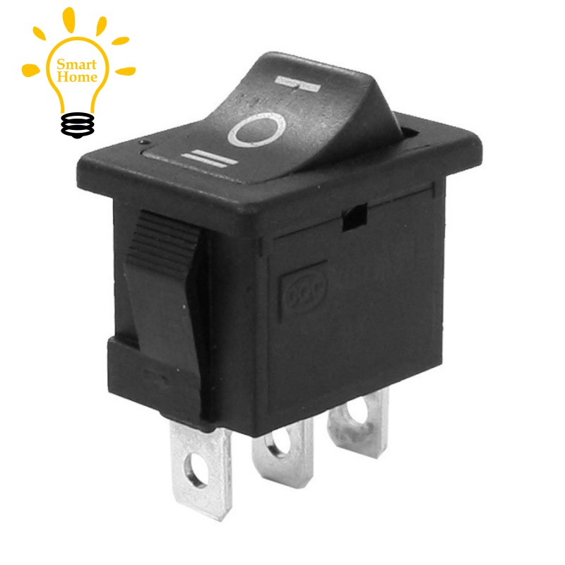 SPDT ON-OFF-ON 3 Position Snap In Boat Rocker Switch AC 250V/6A 125V ...