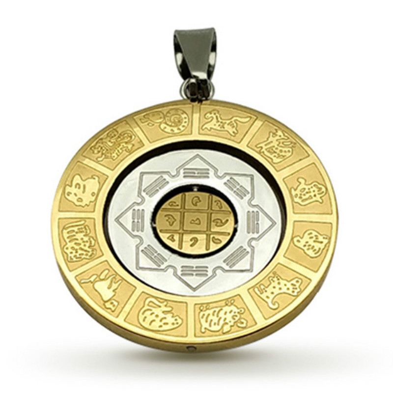 12 Zodiac Rotating Luck Wealth Fortune Amulet Pendant LYgZ - zbhfni5w79 ...
