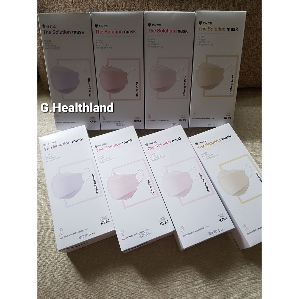(ราคาจำหน่ายเป็นกล่อง️1กล่อง ต่อ10ชิ้น) หน้ากากอนามัย MASK KF94 KF80 Anyguard the Solution - g ...