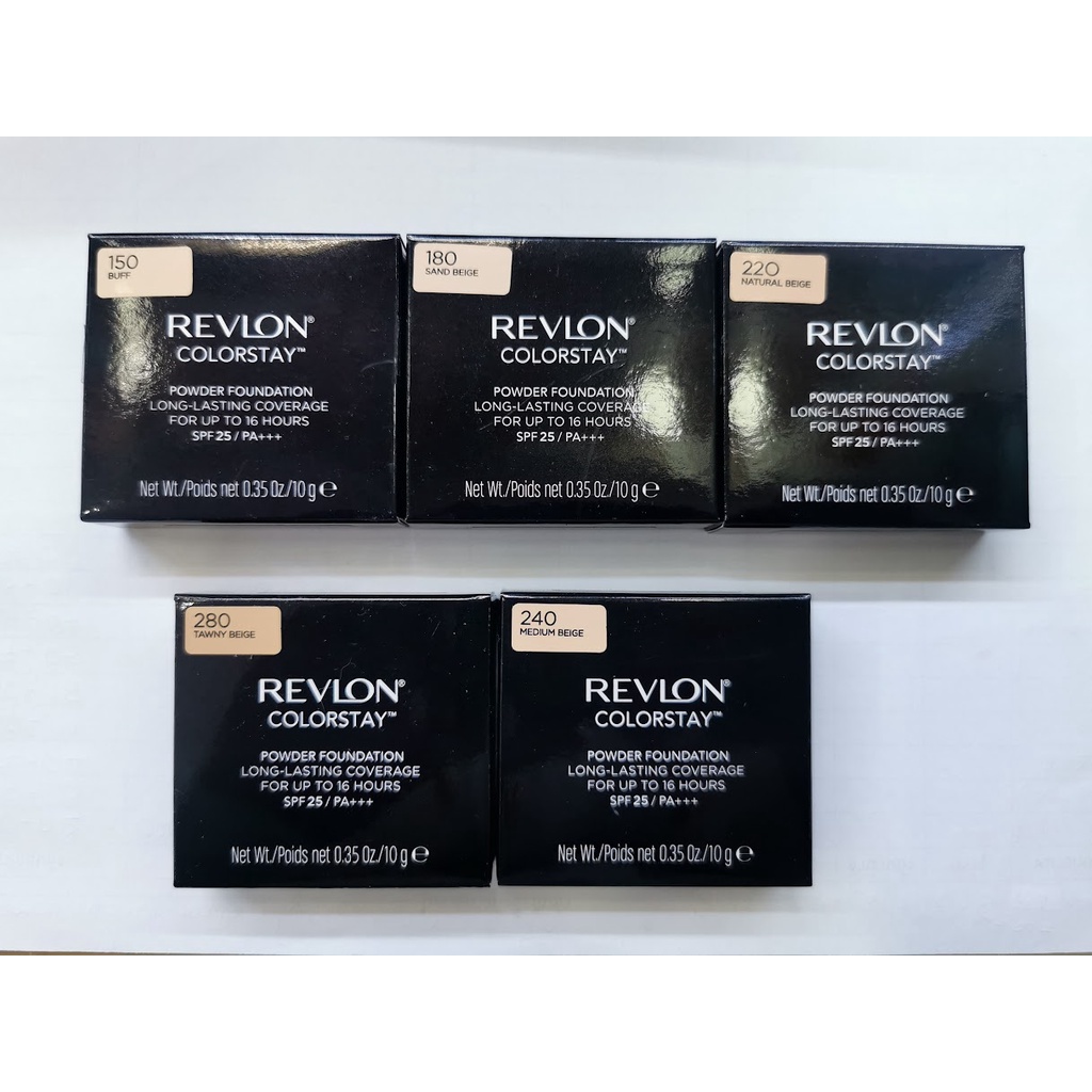 Revlon ColorStay Powder Foundation spf 25 pa+++ refill 10g. | Shopee ...