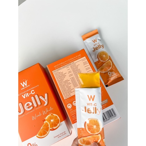 JELLY VIT-C วิตามินซีรูปแบบเจลลี่แบรนด์ WINKWHITE ต้านหวัดเสริม ...