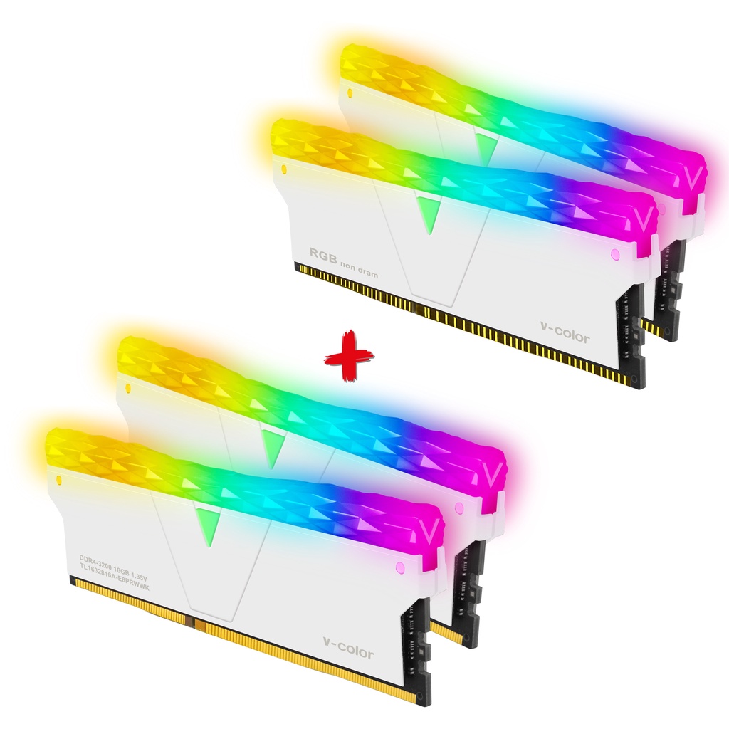 v-color RAM PC SCC Prism Pro RGB 32GB (16GBx20GBx2) DDR4 Bus 3200MHz ...
