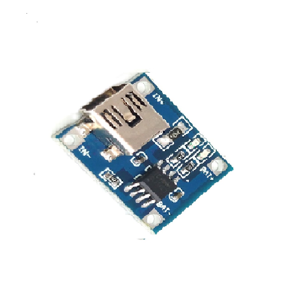 โมดูลชาร์จแบต 3.7v TP4056 1A lithium battery charging board micro usb ...