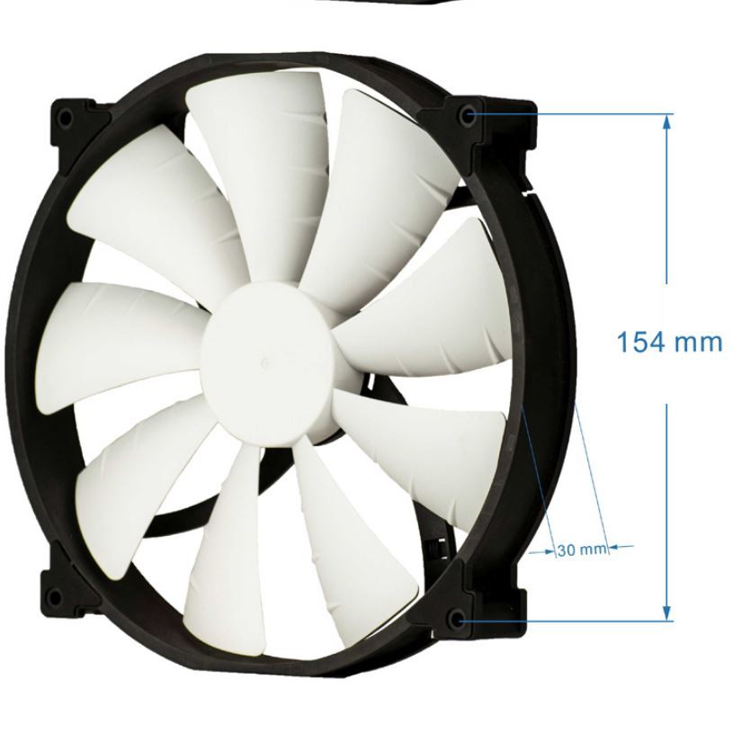 PHANTEKS big air flow 200mm fan PH-F200SP for computer cases - i ...