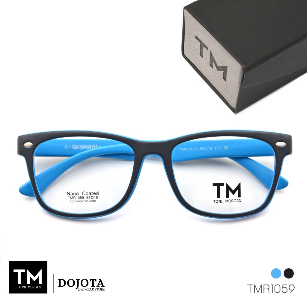 กรอบแว่นทรงเหลี่ยม Toni Morgan รุ่น TMR1059 สไตล์ Wayfarer น้ำหนักเบา ...