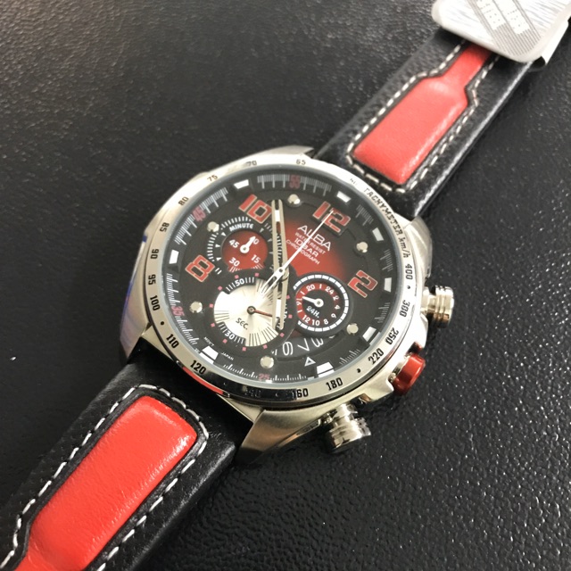 นาฬิกาข้อมือผู้ชาย ALBA รุ่น VK63-X008S สปอร์ตโคโนกราฟ - nathawan ...