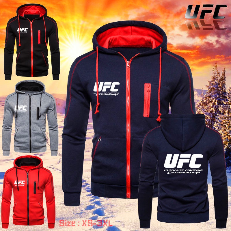 UFC Ultimate Fighting Championship MMA Gym Boxing Men Outerwear Sports ...