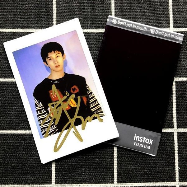 INTO1 Polaroid รูปถ่ายลายเซ็น 3 นิ้ว Zhou Keyu Patrick Zhang Jiayuan ...