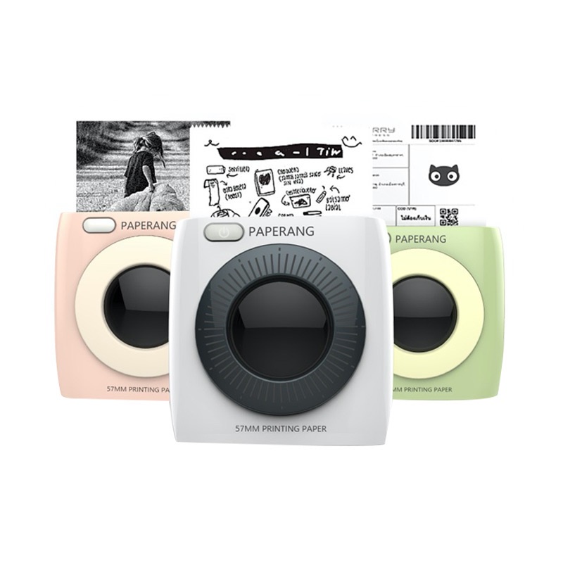 Paperang P2 รุ่นใหม่ ความละเอียด 300dpi HD เครื่องปริ้นฉลากไร้หมึก แบบ ...
