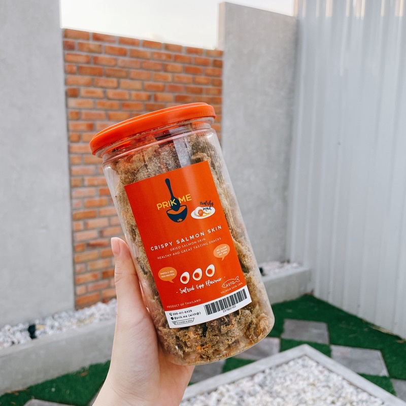 (โค้ด BIBSEP40 ลดเพิ่ม20) KETO (6กระปุก) หนังปลาแซลมอน PrikMe - blocinbox - ThaiPick