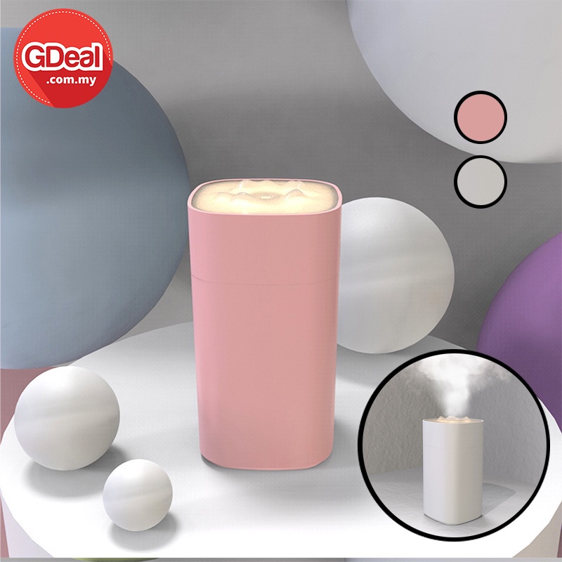 260mL Mist Humidifier Diffuser แบบพกพาที่มีสีสัน Night Light Quiet Cool ...