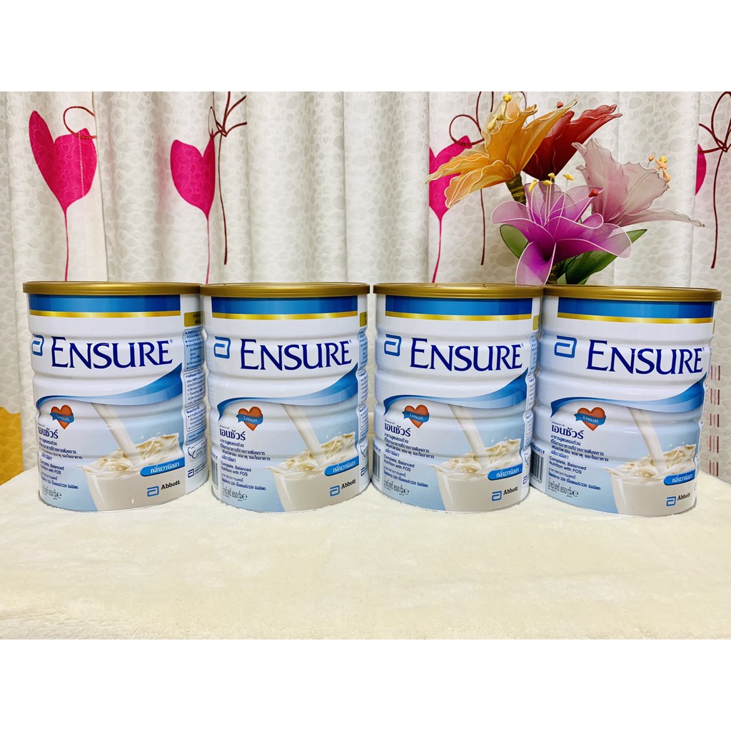 Ensure 850กรัม เอนชัวร์ วนิลา ของแท้ รุ่นกระป๋องฟ้า ENSURE - hamaokung ...