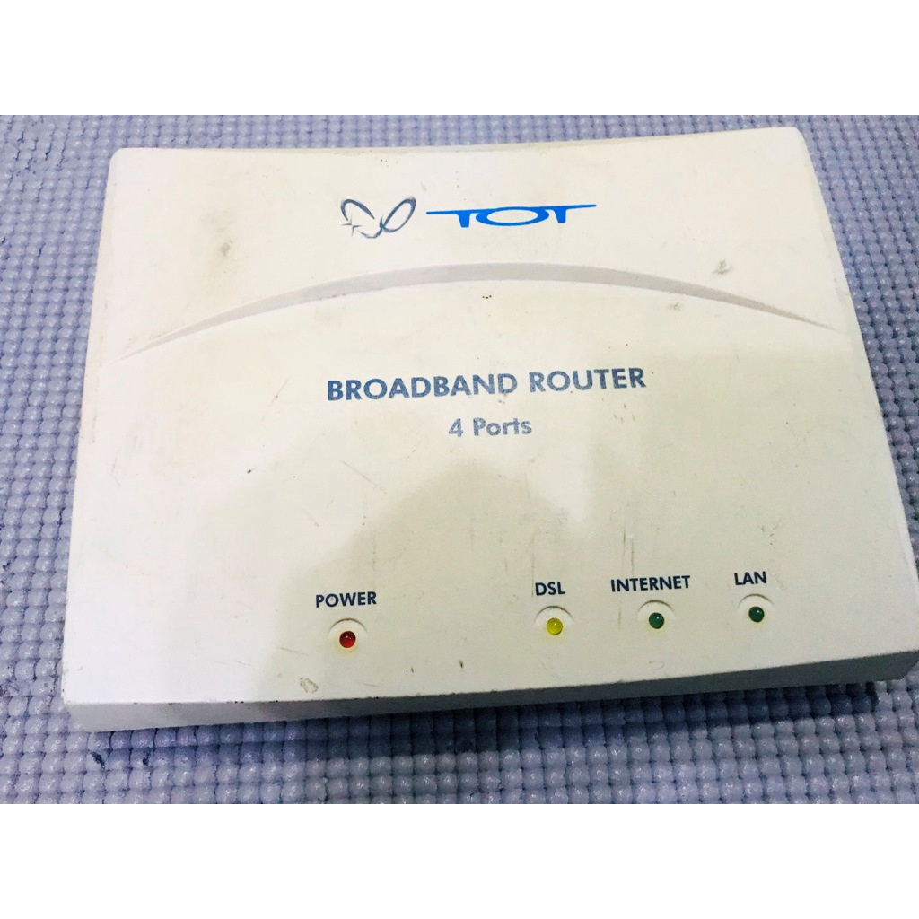ฺBroadband Router TOT 4 ช่อง เร้าเตอร์ Wifi โทรศัพท์ ทีวีดิจิตอล ...