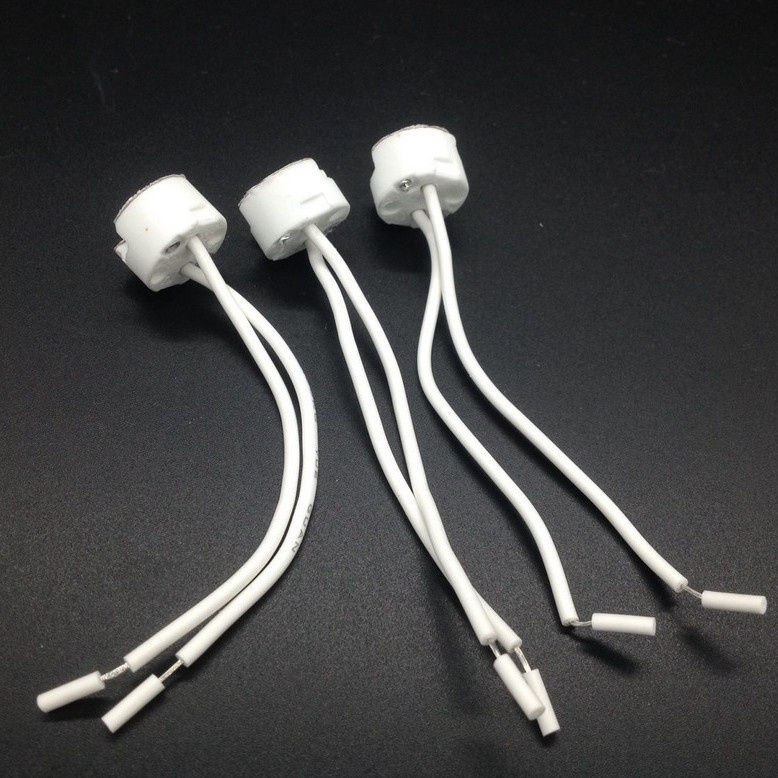 G4/g9 ผู้ถือโคมไฟ GU10 ทนต่ออุณหภูมิสูง Gu5.3/MR16/MR11 pin โคมไฟถ้วย connector เซรามิคโคมไฟผู้ ...