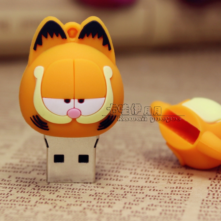การ์ตูนแฟลชไดรฟ์ USB น่ารักจัดส่ง 16gu ดิสก์ U ดิสก์ 16g Garfield ...