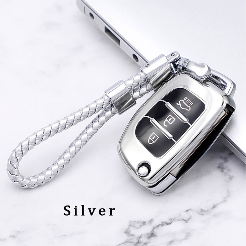 TPU Car Folding Key Case Cover Keychain for Hyundai I10 I20 Ix25 Ix35 ...