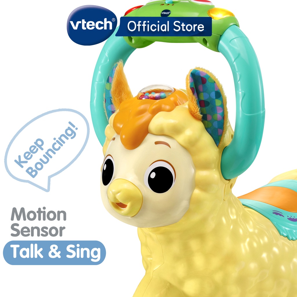 VTech Bounce Discover Llama Baby Bouncer Ride-on Kids Toys Boys Girls 1 ...