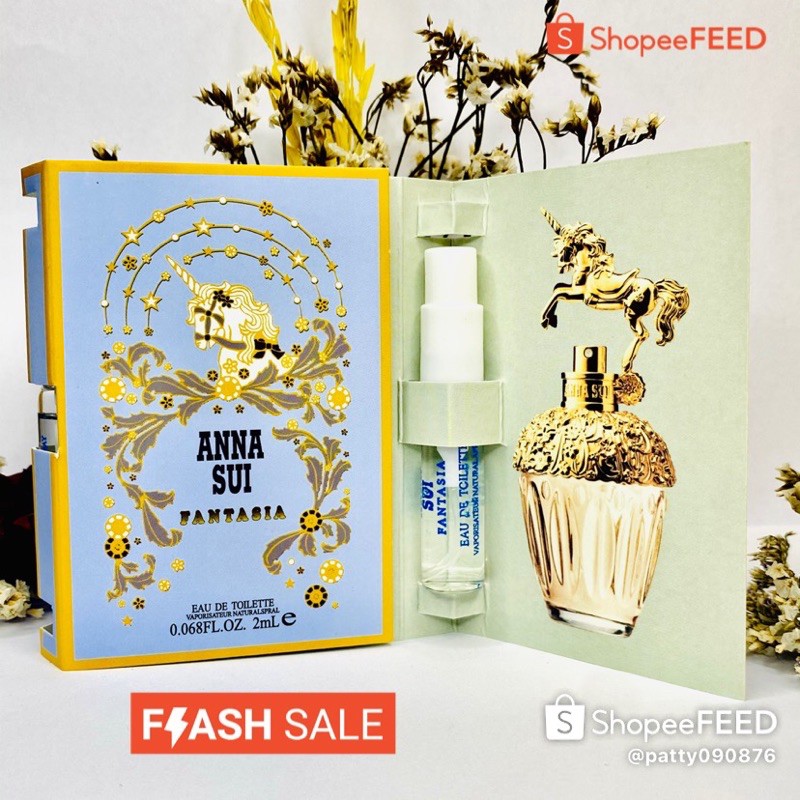 [น้ำหอมแท้ ????%] Anna Sui Fantasia น้ำหอมแท้ 100% ขนาด 2 ml. ANNA SUI FANTASIA EDT 2ml - 38 ...