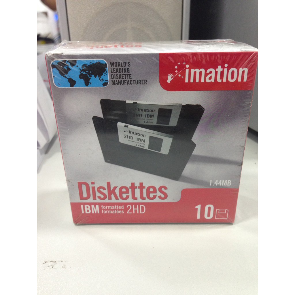 Imation Floppy Diskettes IBM Formatted 1.44MB 2HD - pongha123 - ThaiPick