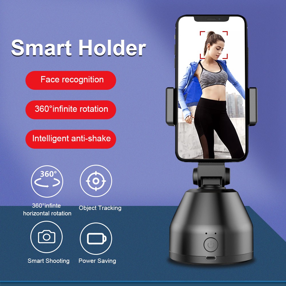 【Ready Stock】 Smart AI Gimbal Personal Robot Cameraman 360° Rotation ...