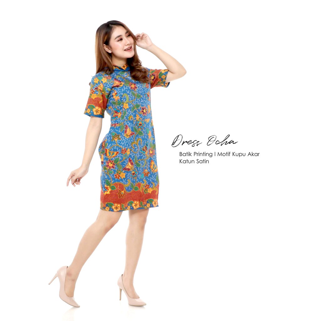 Ocha Exclusive Faaro ชุดเดรสสําหรับสตรีทรงหลวม - batik.faaro.th - ThaiPick
