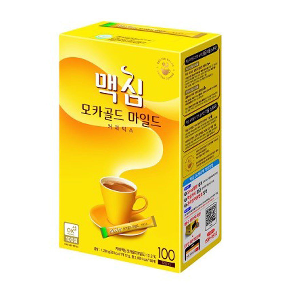 JHDL New Maxim MOCHA GOLD MILD Instant Coffee Mix 50 Sticks or 100 ...