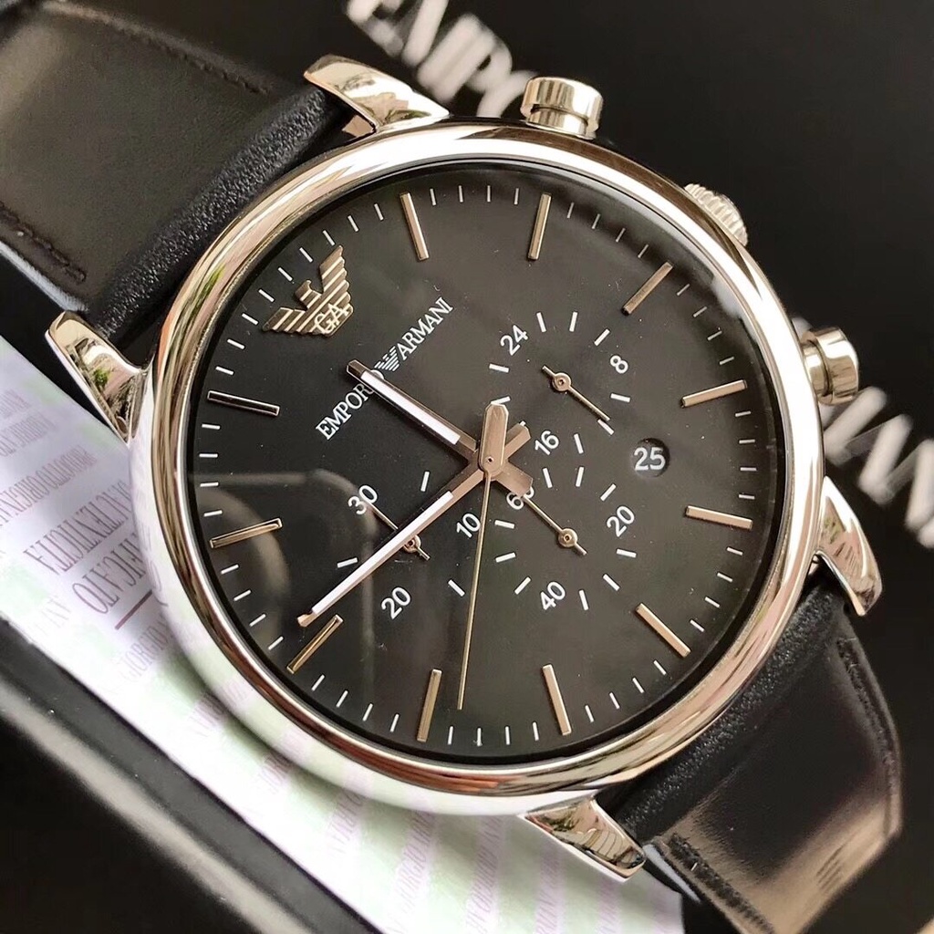 SALE นาฬิกาผู้ชาย นาฬิกาข้อมือผช นาฬิกาผช Mens Emporio Armani ...