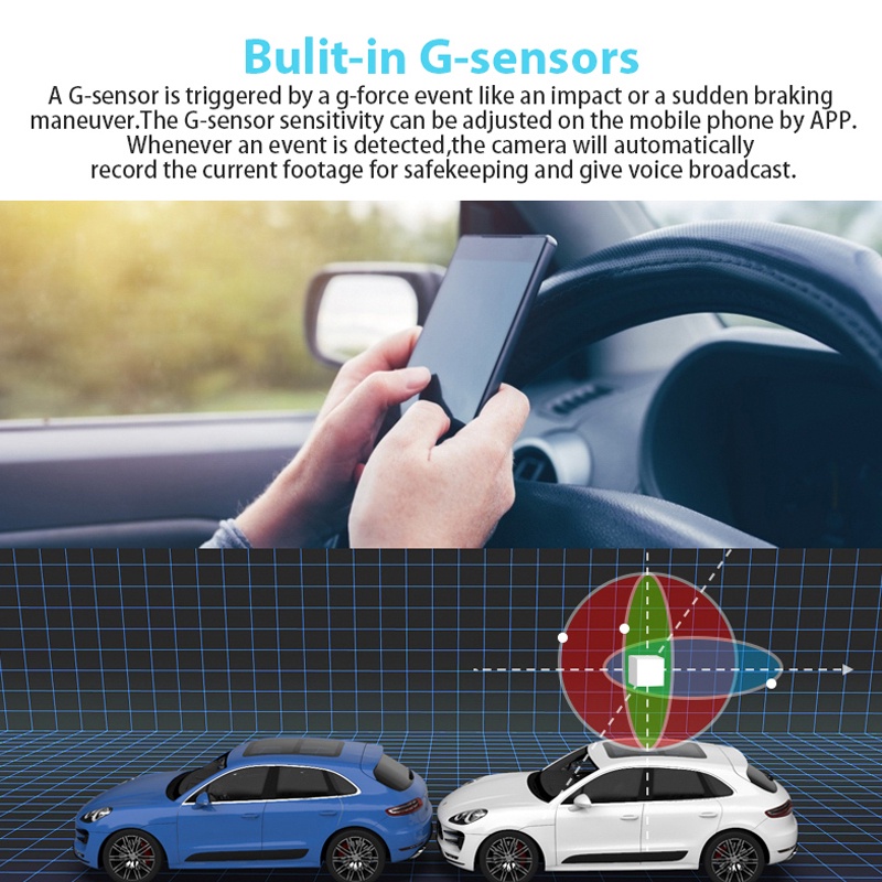 เครื่องบันทึกการขับขี่：LF9 ro WiFi Dashboard Camera 1080 Full HD Car DVR Night Vision Gsensor ...