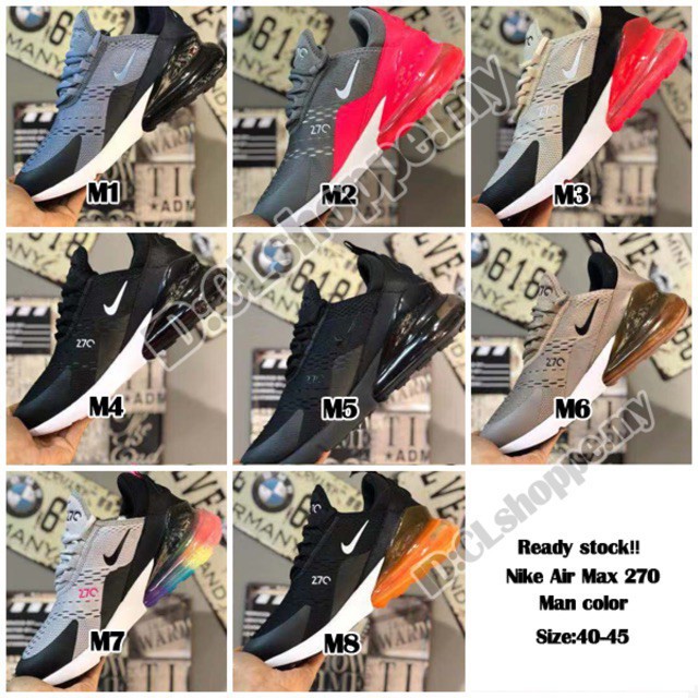 2018 คู่ใหม่ล่าสุด Nike Air Max 27C รองเท้าวิ่งครึ่งฝ่ามือ ...