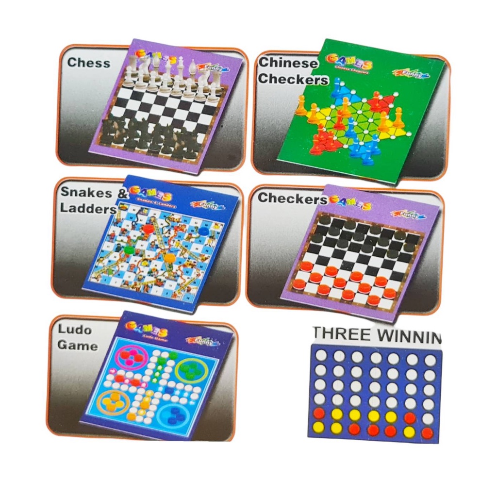 6in1 Cheese, 4 in a line,Checkers Game board เกมส์กระดาน บอร์ดเกมส์ ...