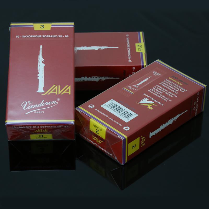 Vandoren France Vandoren JAVA red box B flat soprano saxophone reed jazz ยอดนิยม ต้นฉบับ นำเข้า ...