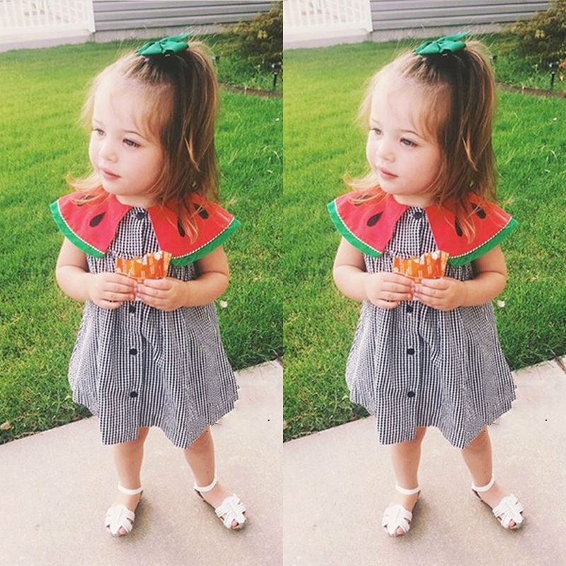 Ttt-Cute ชุดเดรสสำหรับเด็กผู้หญิงลายดอกไม้ - littlekids.th - ThaiPick