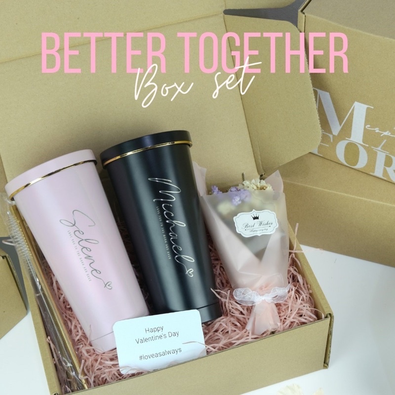 แก้วเก็บอุณหภูมิ Better together box set | Shopee Thailand