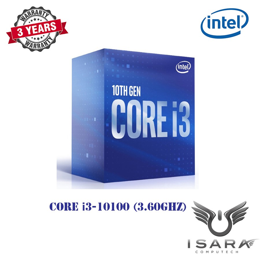 CPU (ซีพียู) INTEL 1200 CORE I3-10100 3.6 GHz i3-10100 - isaracomputech ...