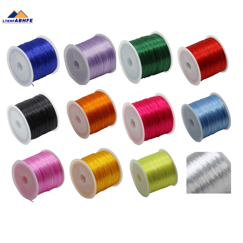 60m Stretchy Elastic Crystal String Cord Thread For Jewelry Making ...