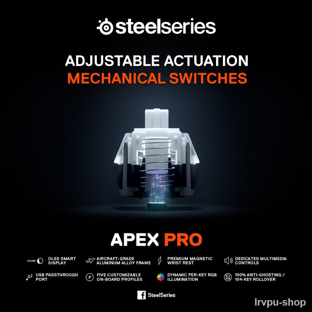 ส่งไวจากไทย???? [ผ่อน 0%] SteelSeries คีย์บอร์ด Apex Pro TH Mechanical ...