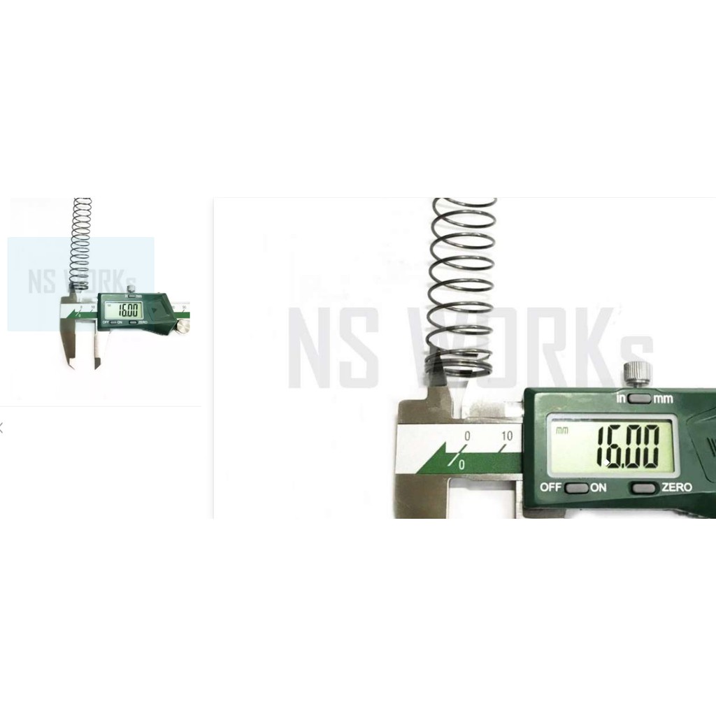 Spring press 1mm At 16mm. 18mm outer ring 400mm long Price per ...