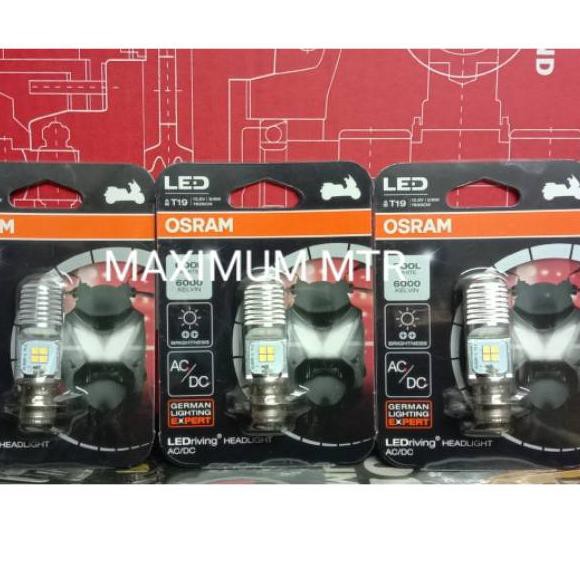 Osram ไฟ Led T19 Ac Dc - M5 - K1 - H6-6000 Kelvin - สีขาว - สีขาวเย็น - ดั้งเดิมโอซรัม 100 ...