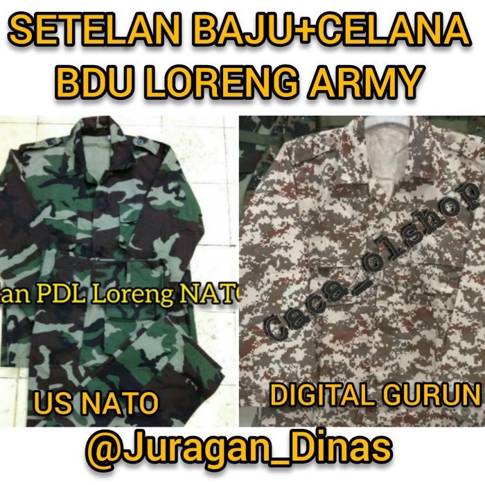 เครื่องแบบรักษาความปลอดภัย Bdu Pdl Loreng Army Us Nato กางเกงขายาวลําลอง ดิจิทัล สําหรับสตรี ...