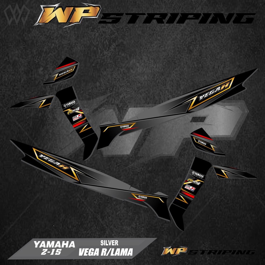 สติ๊กเกอร์มอเตอร์ Vega R Old / Z-15 สําหรับติดตกแต่ง Yamaha Vega R ...