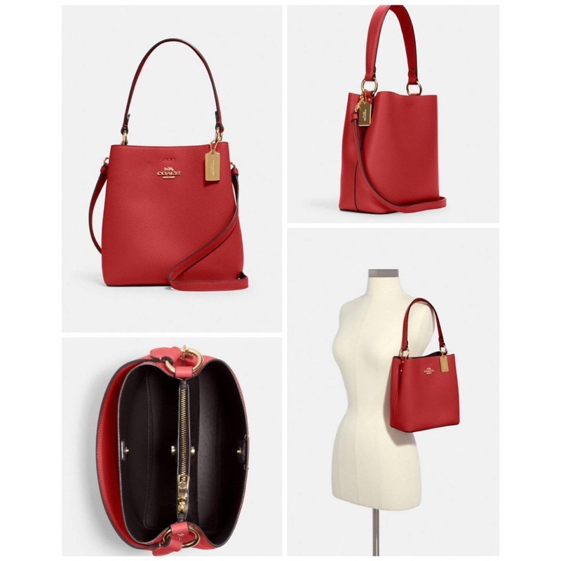 ส่งต่อ กระเป๋า Coachมือ1 รุ่น 1011 Small Town Bucket Bag In Signature ...