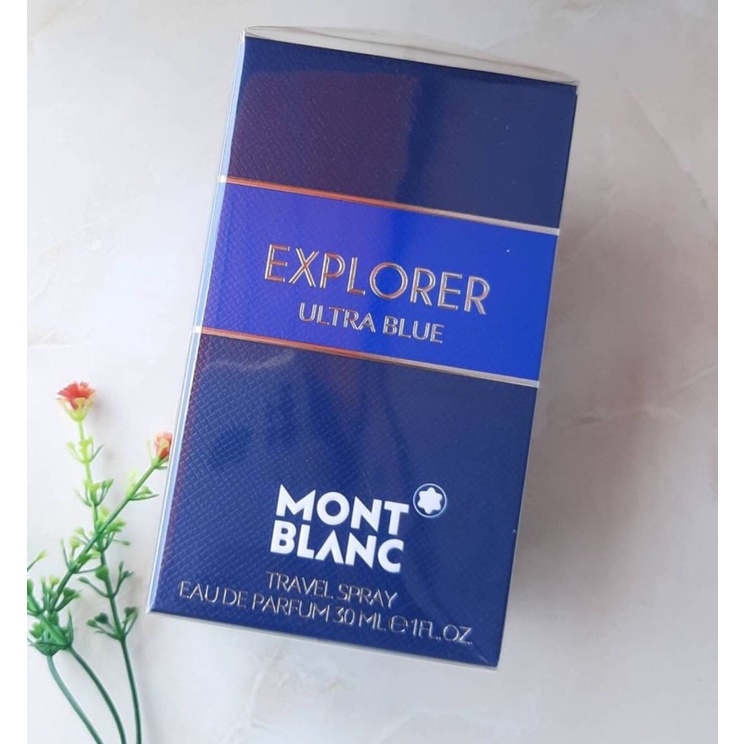 น้ำหอมↂ(30 ML) Montblanc Explorer Ultra Blue EDP For Men 30 ml กล่องซีล - 1ncgj453go - ThaiPick